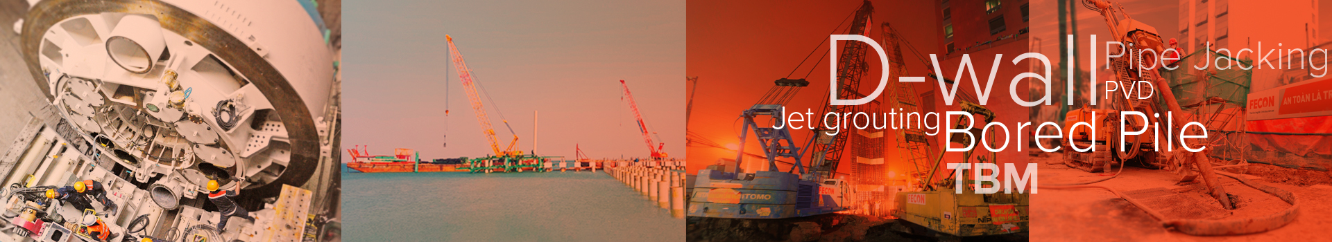 Diaphragm Wall/Barrettes Construction